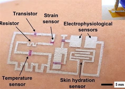 Electronics Drawn Directly On The Skin Creates Robust Biosensors