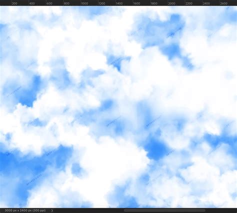 Blue Clouds Background