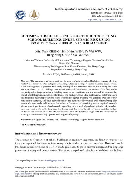 Optimization Of Life Cycle Cost Of Retrofitting Sc Pdf Mathematical Optimization Disaster