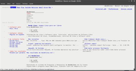 Elinks El Mejor Navegador Web Para La Terminal De Linux