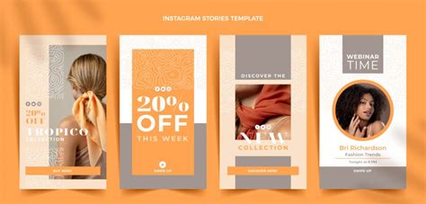 دانلود وکتور قالب استوری اینستاگرام مینیمال بوتیک دانلود رایگان فایل