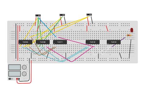 Circuit Design Logic Diagram F A ̅ Ab Ac ̅ Ab ̅c ̅ Tinkercad