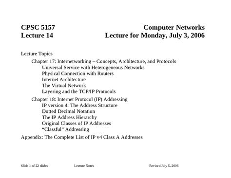 Robotics And Automation Lecture Slides Cpsc 5157g Docsity