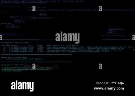 Futuristic Digital Data Stream Programming Code With Glowing Lines Of Abstract Binary Code On A