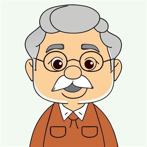 Abuelo Vector Illustration Cartoon Premium Ai Generated Vector