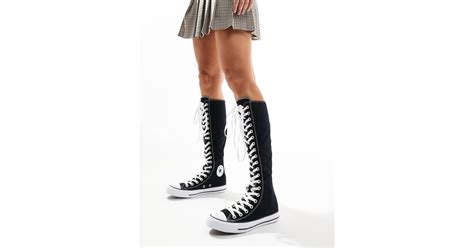 Converse Chuck Taylor All Star Knee Xx Hi Sneakers In White Lyst Uk