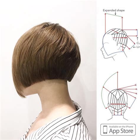 Hairdressing Head Sheets On Instagram “line Graduation And Layering