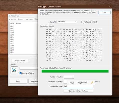 I Just Use Veracrypt To Generate My Key File Thoughts Proscons Vs Keepass Xml Or Other