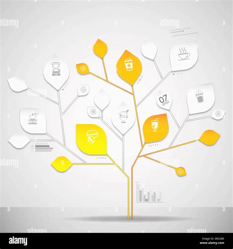 Infographic Diagram Of Tree Stock Photo Alamy