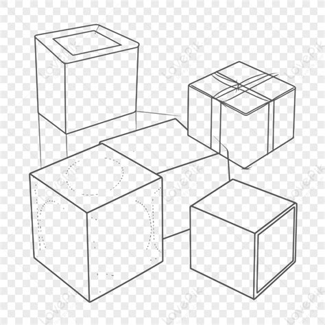 Box Outline Clipart T Clip Sketch Coloring Page