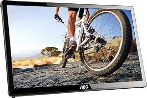 AOC E1759Fwu 17 Inch Ultra Slim 1600x900 Res 220cd M2 Brightness USB 3 0 Powered Portable LED