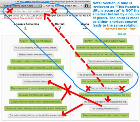 Mysterious Matching Logic Puzzle Solution Sporcle Blog