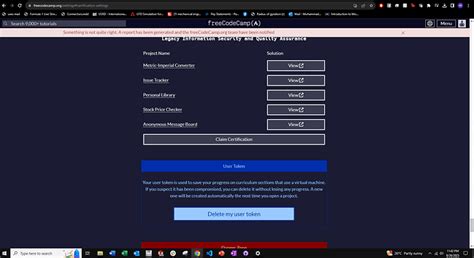 Legacy Information Security And Quality Assurance Cert Claim Freecodecamp Support The