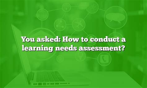 You Asked How To Conduct A Learning Needs Assessment