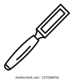 Chisel Icon Outline Chisel Icon Web Stock Illustration 1271586916 Shutterstock