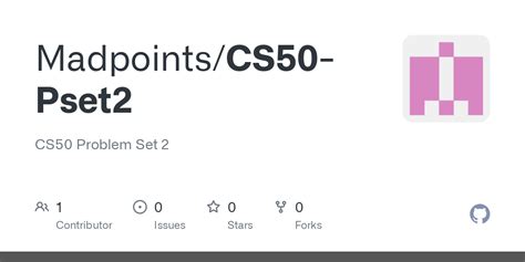 Github Madpointscs50 Pset2 Cs50 Problem Set 2