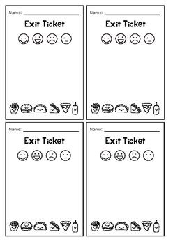 Exit Ticket Elementary Esl By Nicole Basham TPT