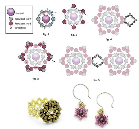 Браслет из бисера фарфалле Браслеты Схемы для изготовления украшений Бисер Браслет из бисера