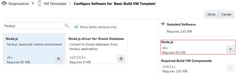 Creating A Build VM Template In Oracle Developer Cloud Service