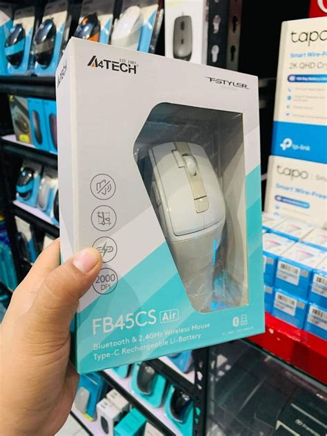 A4tech Fb45cs Air Fstyler Bluetooth And 2 4ghz Wireless Mouse
