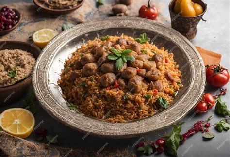 Premium Photo Arabic Image For Product Photos Tabble In Low Angle Point Of View