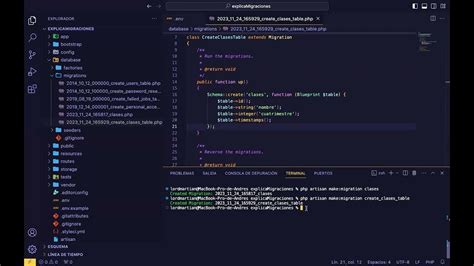 Laravel12 Primer Migración Youtube