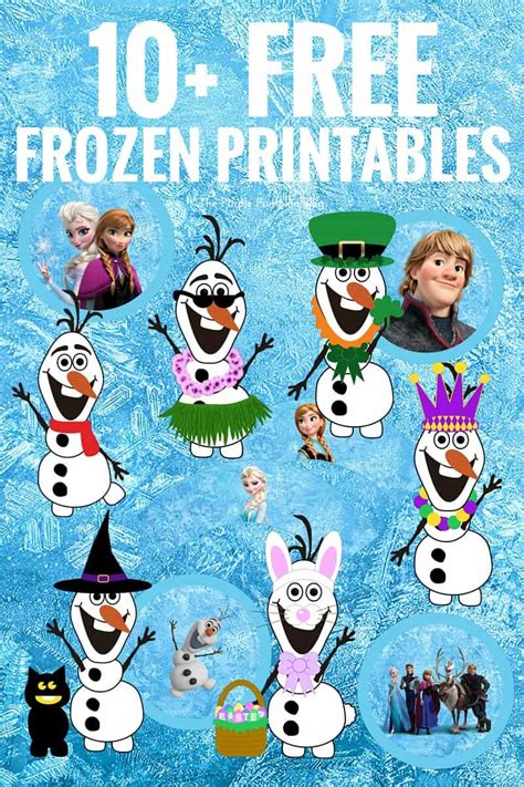 Free Frozen Printables For Frozen Parties