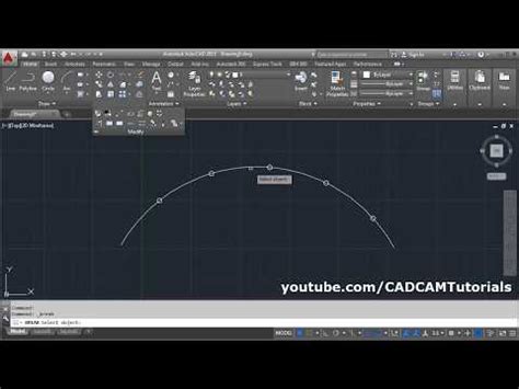 AutoCAD Divide Arc Into Specific Length How To Divide Arc In AutoCAD Video Lecture A
