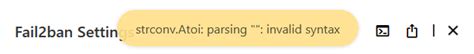 [bug] strconv atoi parsing invalid syntax · issue 774