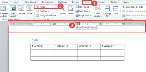 5 Useful Tips To Adjust Column Width In Your Word Table