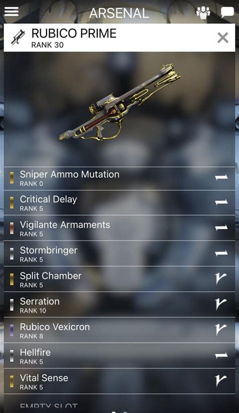 How Is This Eidolon Hunting Rubico Prime Build Any Improvements