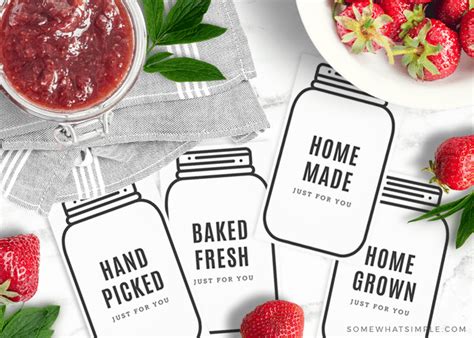 Mason Jar T Tags Free Printable From Somewhat Simple