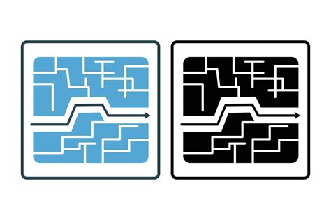 Maze Icon Icon Related To Problem Solving Icon Suitable For Web Site