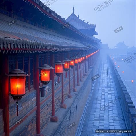 Ai创作图雾中楼阁 长廊宫灯 雾气迷漫的紫极宫 城墙灯笼 秦王宫墙 秦皇宫 秦皇汉宫 汴京汴梁 城墙灯光 城楼通道 城墙灯 汴京城墙 雨夜下的城墙 东京汴梁 城墙上的灯笼 昵图网