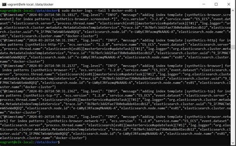 elasticsearch 8 12 kibana cluster using vagrant and docker compose