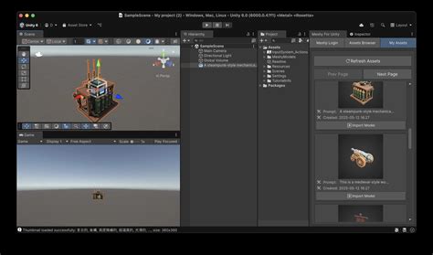 Load Assets Meshy Docs