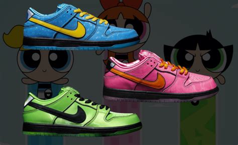 The Powerpuff Girls X Nike Sb Dunk Low Pack Releases Holiday 2023