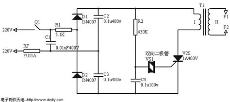 220v高压点火器电路图 热水器点火器电路图 高压点火器制作电路图 大山谷图库