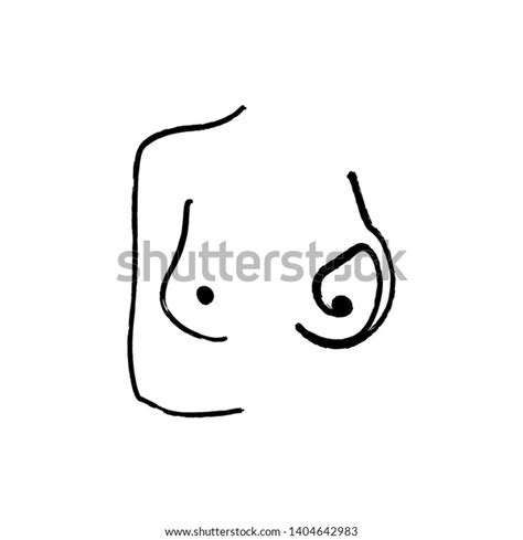 Nude Line Drawing Naked Body Illustration Stock Vector Royalty Free Shutterstock