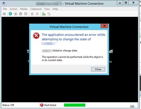 Hyper V Cant Start Virtual Machine Because Its Backing Up Evotec