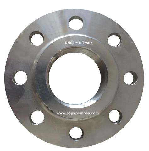 Bride Plate TaraudÉe Inox 316l Dn65 Pn10 16 40