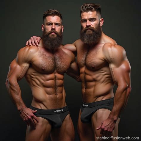 Hairy Croatian Muscle Hunk Prompts Stable Diffusion Online