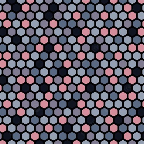 Abstract Hexagonal Pattern Design Overlapping Design Artwork Decorative
