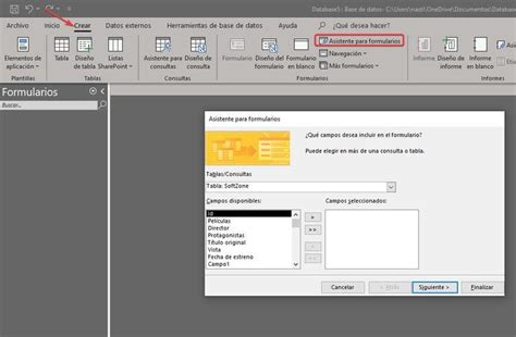 Guía para crear una base de datos en Access