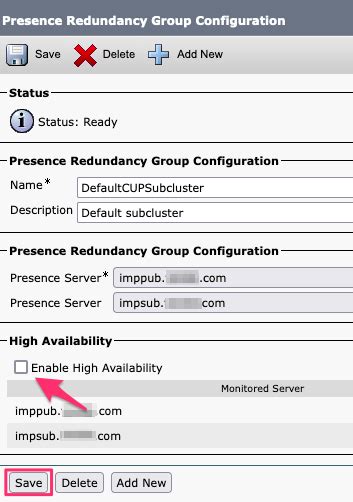 Decommission Im And Presence Nodes Cisco