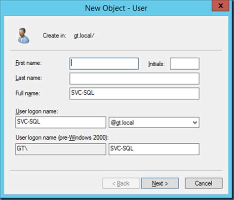 Sccm Sql Server Service Running Account Error Mindcore Techblog