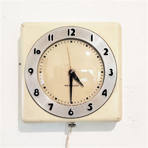 Westclox Electric Clock Etsy