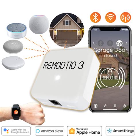 Remootio 3 Garage Door Opener Smart Wi Fi Bluetooth Electric Gate Opener