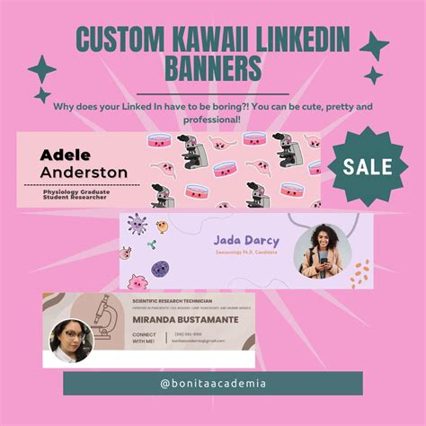 Custom Linkedin Banner Design Header Design Website Banner Etsy