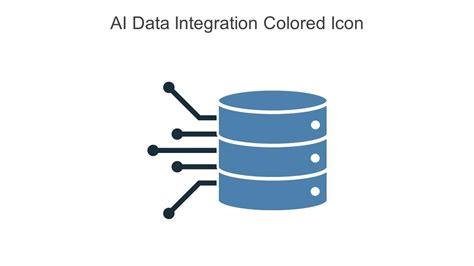 Ai Data Integration Colored Icon In Powerpoint Pptx Png And Editable Eps Format Ppt Sample